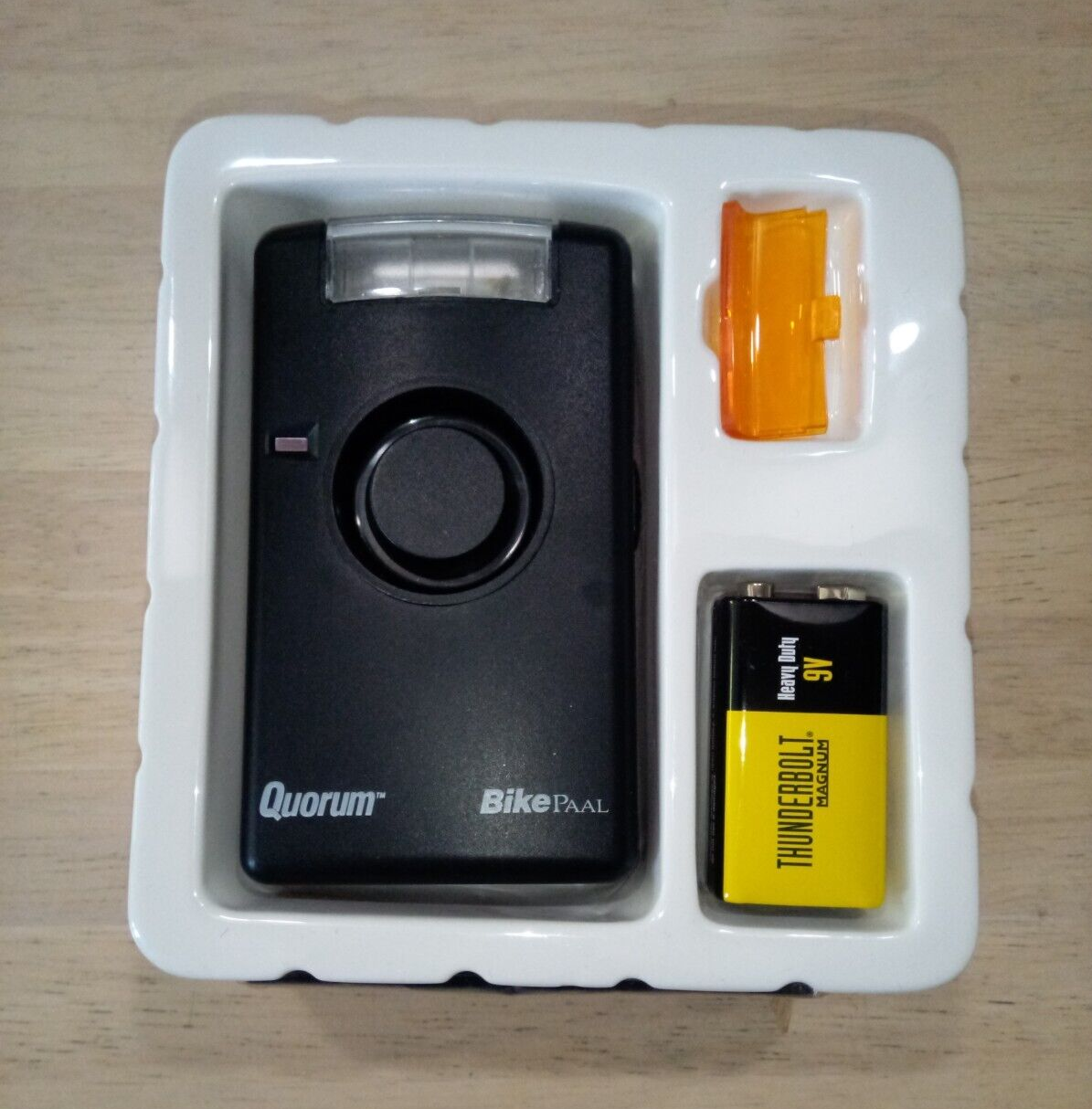 QUORUM BIKE PAAL PERSONAL ATTACK SECURITY ALARM/STROBE LIGHT & MOUNTING ...