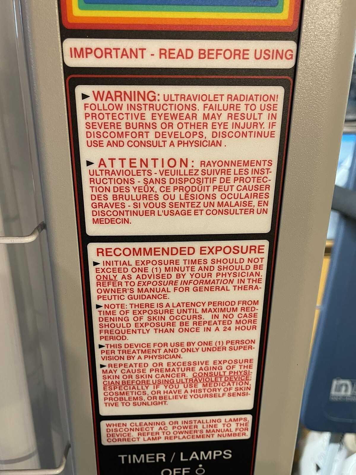 Psoriasis Phototherapy National Biographical Panosol 2 II 6 Foot ...