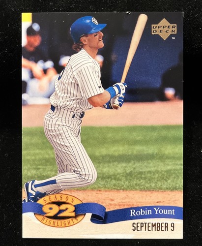 Robin Yount 1993 Upper Deck Season Highlights HI 20 | eBay