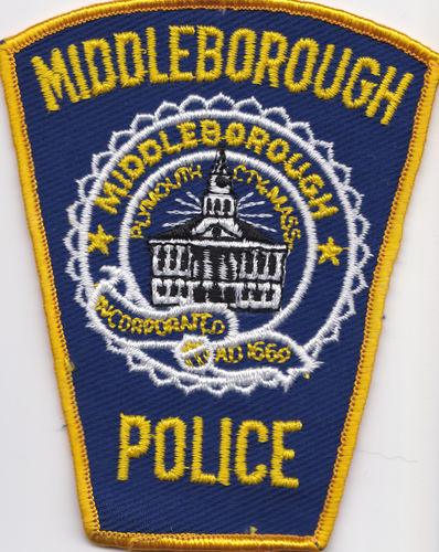 Middleborough Massachusetts Police Department Iron-On Patch | eBay