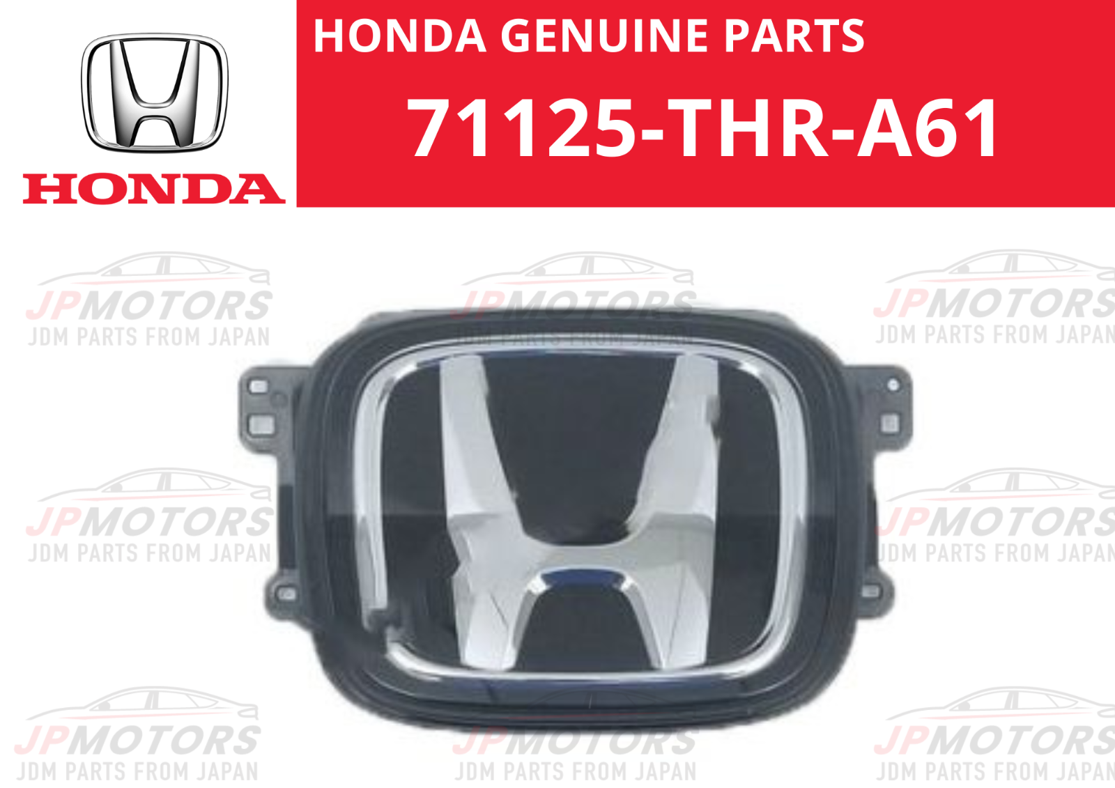 HONDA Genuine 2021-24 Odyssey Front Radar Emblem Sensing Badge 71125 ...