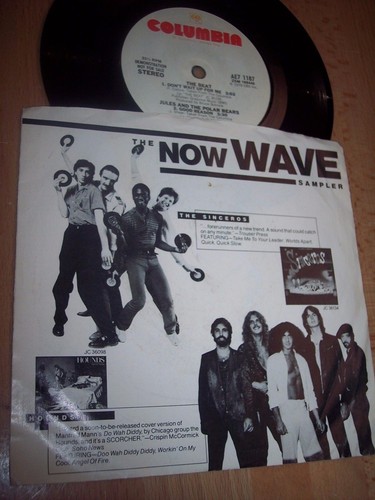 NM 1979 New Wave Sampler The Beat The Sinceros Hounds DEMO 7" 45RPM w ...