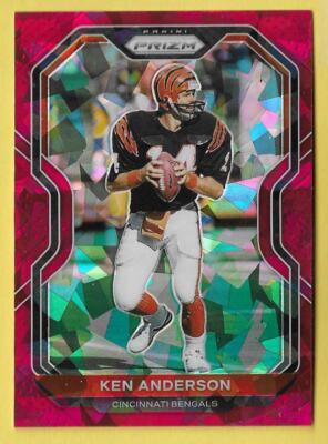 2020 Prizm Red Cracked Ice Ken Anderson Bengals | eBay