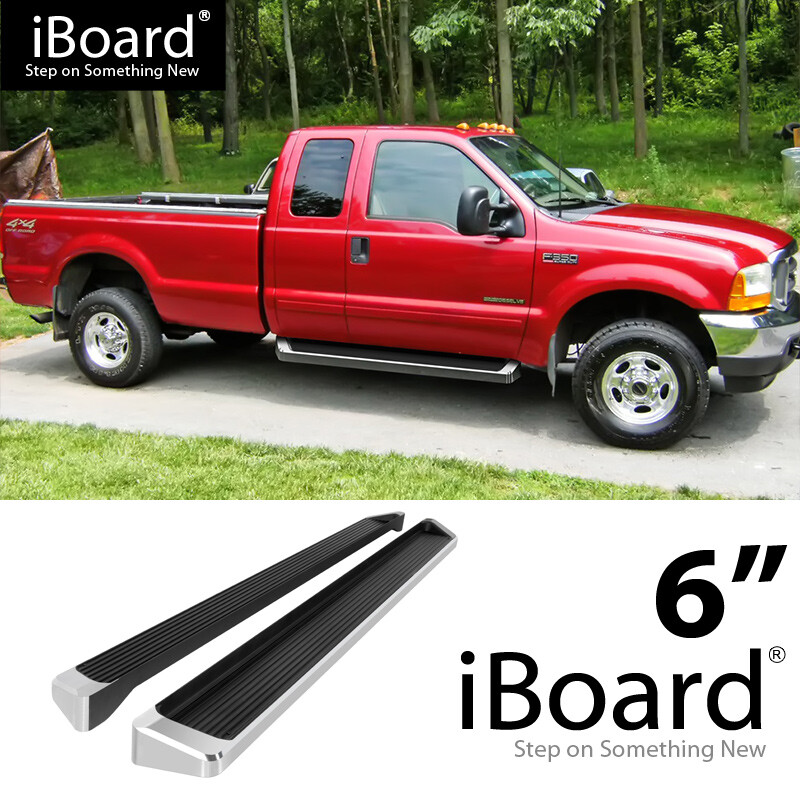 Running Board Style Side Step 6in Fit Ford F250/F350 SuperDuty SuperCab ...