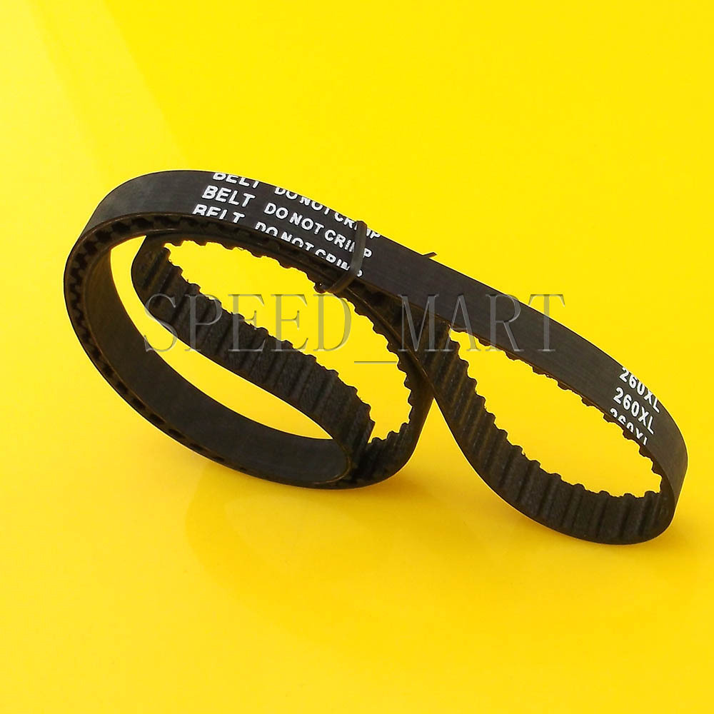 260XL 260XL037 Timing Belt 130Teeth Black Cogged Rubber Geared Belt ...