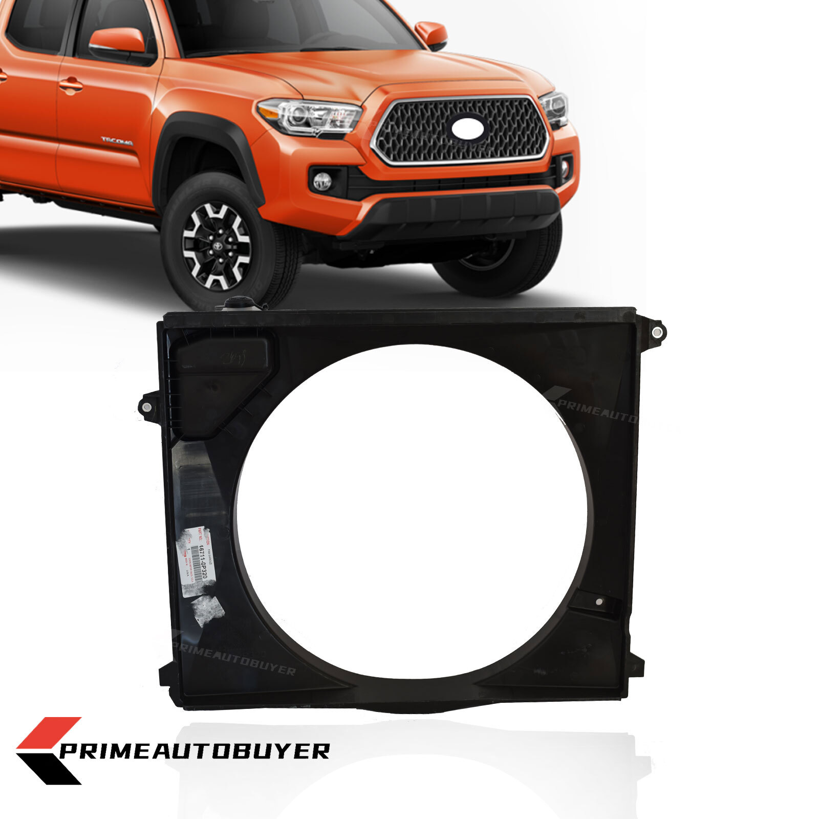 16711-0P320 Of Front Radiator Fan Shroud 3.5L W/Tank For Toyota Tacoma ...