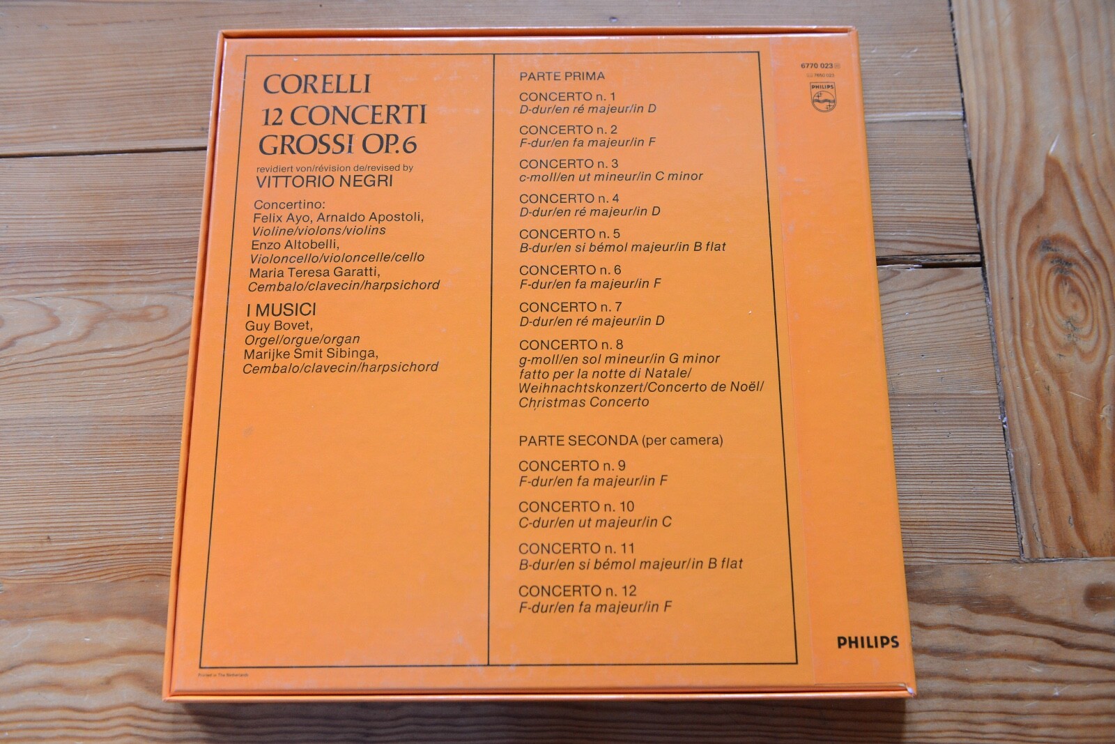 CORELLI 12 Concerti Grossi op. 6 I MUSICI 3 LP box Philips 6770023 ...