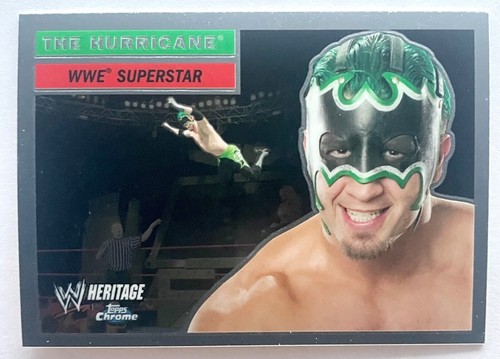 2006 WWE Topps Heritage Chrome The Hurricane #8 Wrestling Card Near ...