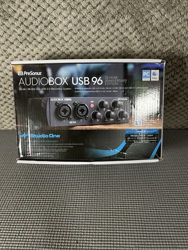 PreSonus AudioBox USB 96 USB Audio Interface - 25th Anniversary Edition ...