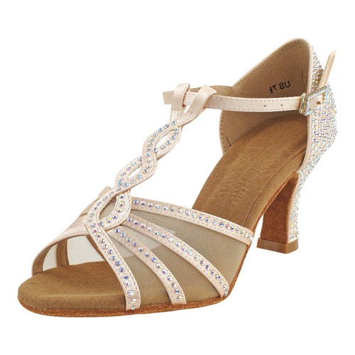 Womens Dance Shoe Delphine Ballroom Latin Salsa Tango Cha Cha Waltz ...