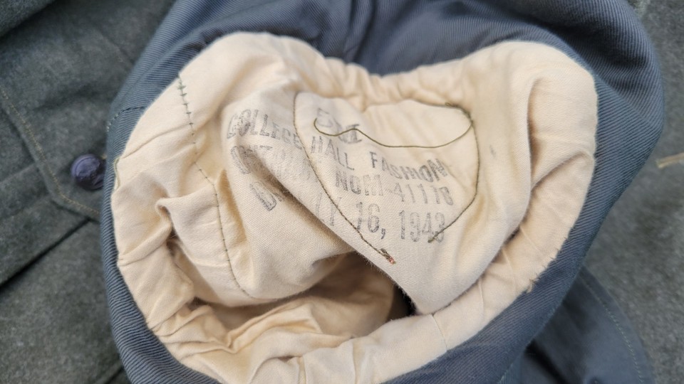 WW2 USMC Marine Corps Uniform Jacket Fmf Pac Patched Named original | eBay