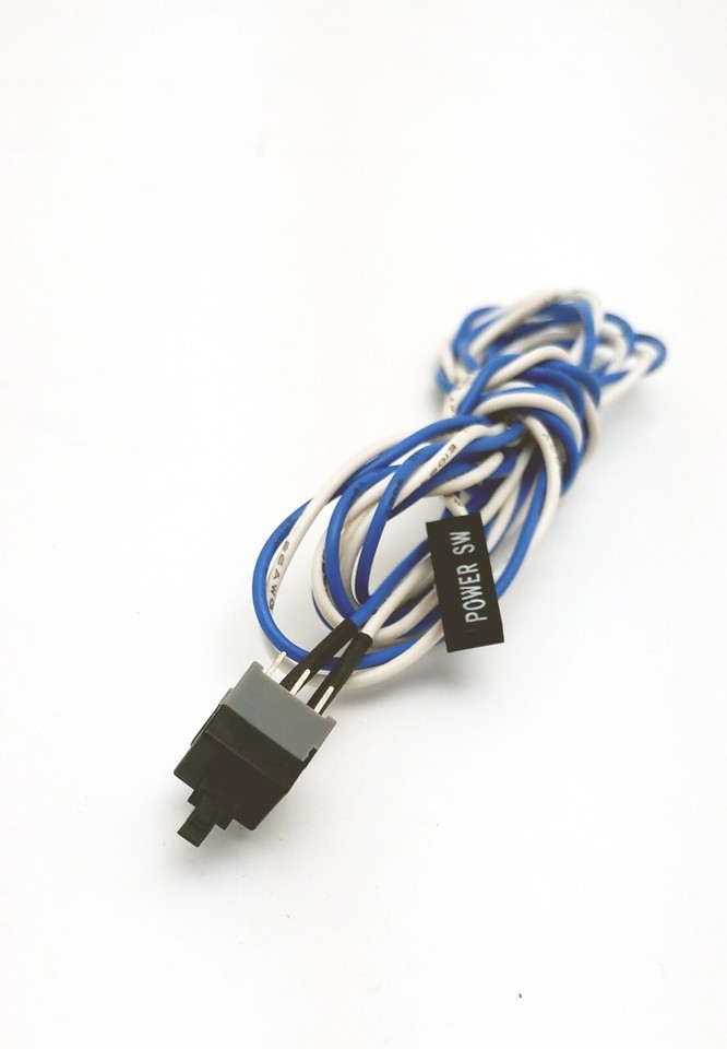 New PC Case Front Panel On/Off Switch Power Push Button Cable to ATX ...