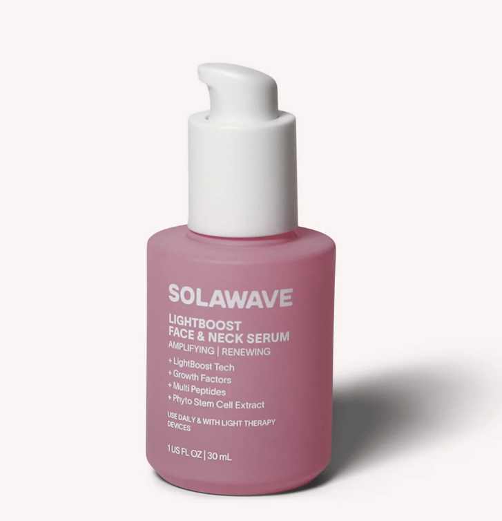 Solawave Lightboost Face & Neck Serum 1.0 Fl Oz/30 Ml. NEW in Box Light ...