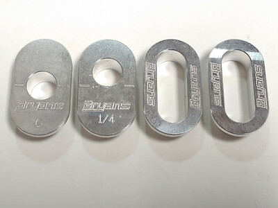 Caster Dive Slug Set Aluminum 1/2" Bolt Hole 0"-1/4" with Slotted Slugs ...