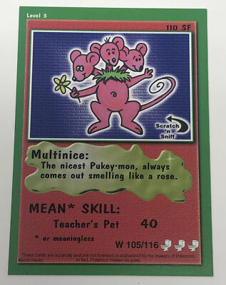 PukeyMon Trading Card #105/116 | eBay