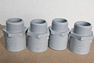 (4 Pk)Cantex Male Terminal Adapter Electrical Connector 5140105 PVC 1 ...