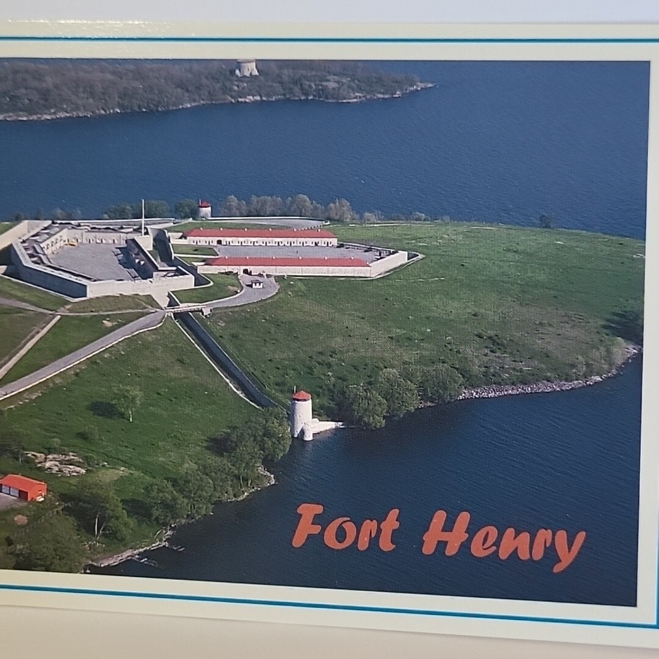 Fort Henry Kingston Ontario Canada Aerial View Vintage Postcard | eBay