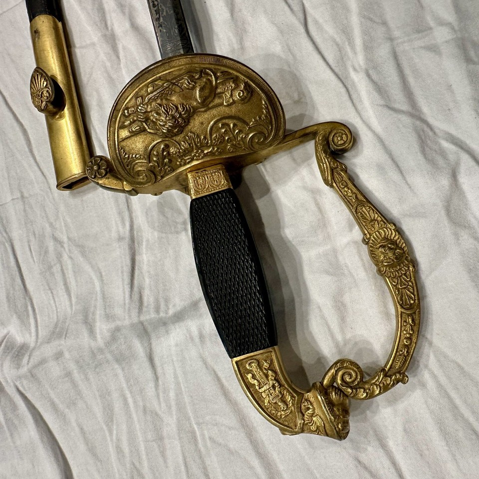 Napoleonic Era c1800 French German Epee Court Sword Acid Etched | eBay