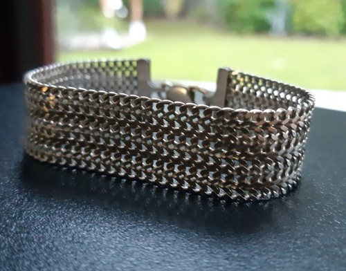 A Gorgeous Design 925 Silver Bracelet, 21gr, and 18cm Long.. | eBay