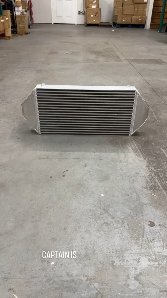 Backdoor Front Mount Intercooler Dual 3" Inlet Outlet Up to 850HP TIG ...