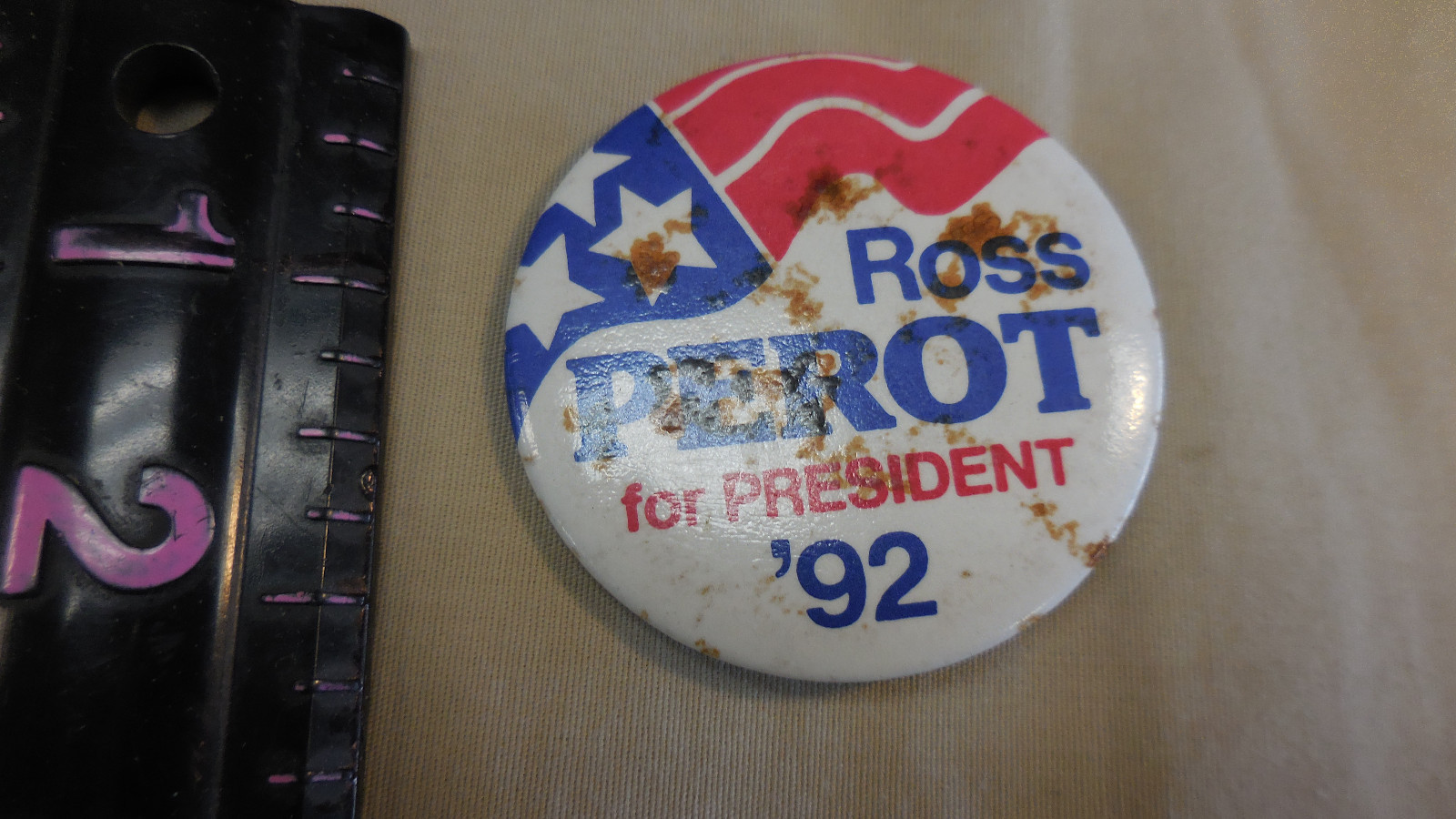 ROSS PEROT for PRESIDENT 92 Pinback Pin 2 1/4" diameter | eBay