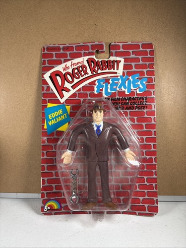 NEW Sealed Who Framed Roger Rabbit Eddie Valiant Flexies 1988 LGN Toy ...