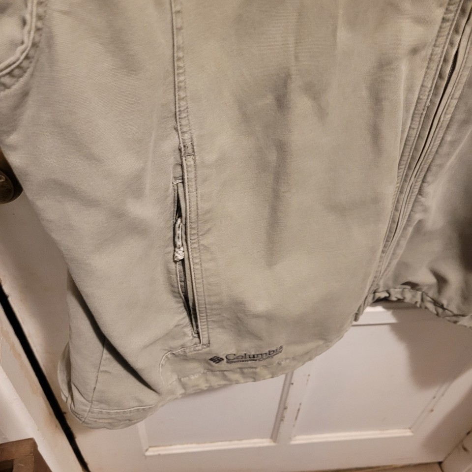 Mens Columbia Jacket Canvas Hiking Outdoor American X-Large | eBay