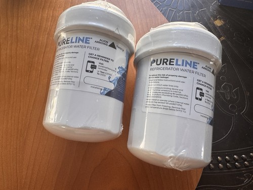 2 - Pureline Refrigerator Water Filter Replacement Filter #PL-100 Fits ...