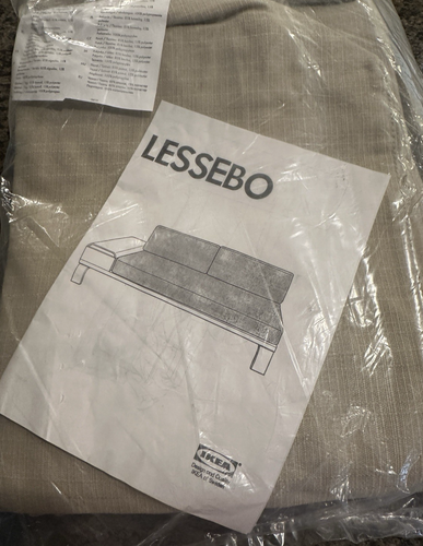 IKEA Lessebo Sofa Bed Cushion Cover Set Beige NEW 000.588.97 | eBay