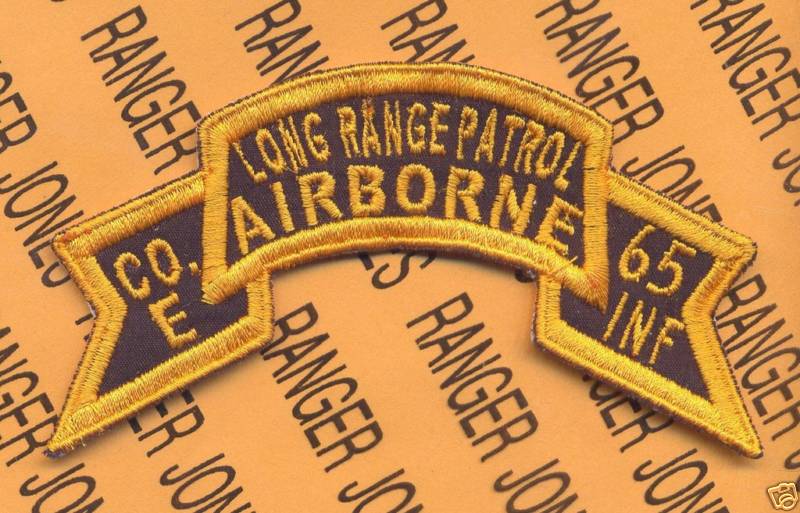 Us Army Prng 65th Infantry Regiment Company E Rangers