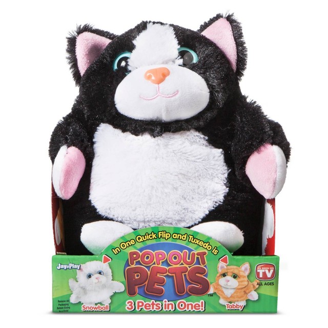 Pop out Pets Fantasy Reversible Plush Toy 3 Stuffed Animals in One ...