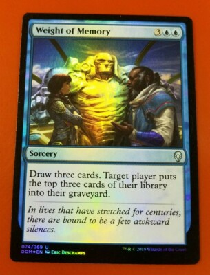 1x Weight of Memory | FOIL | Dominaria | MTG Magic Cards | eBay