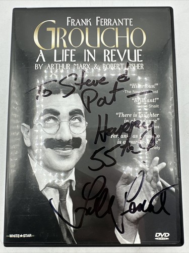 Groucho A Life In Revue Signed Inscribed DVD Frank Ferrante 2001 Arthur Marx | eBay