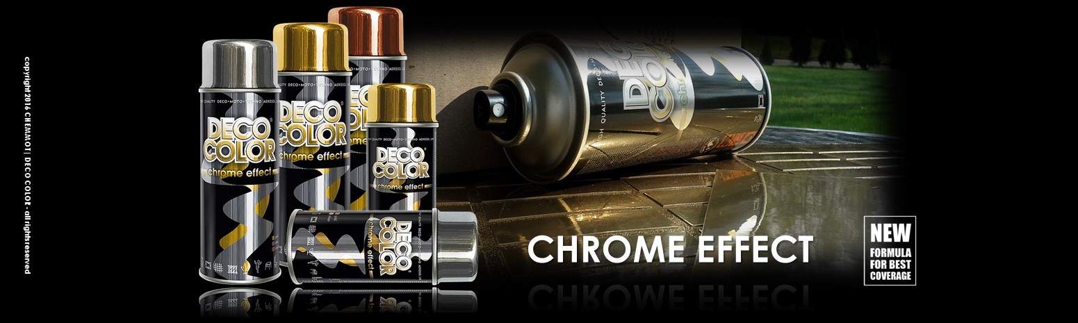 DECO COLOR CHROME EFFECT SPRAY DECORATIVE ART DECOR MIRROR EFFECT ...