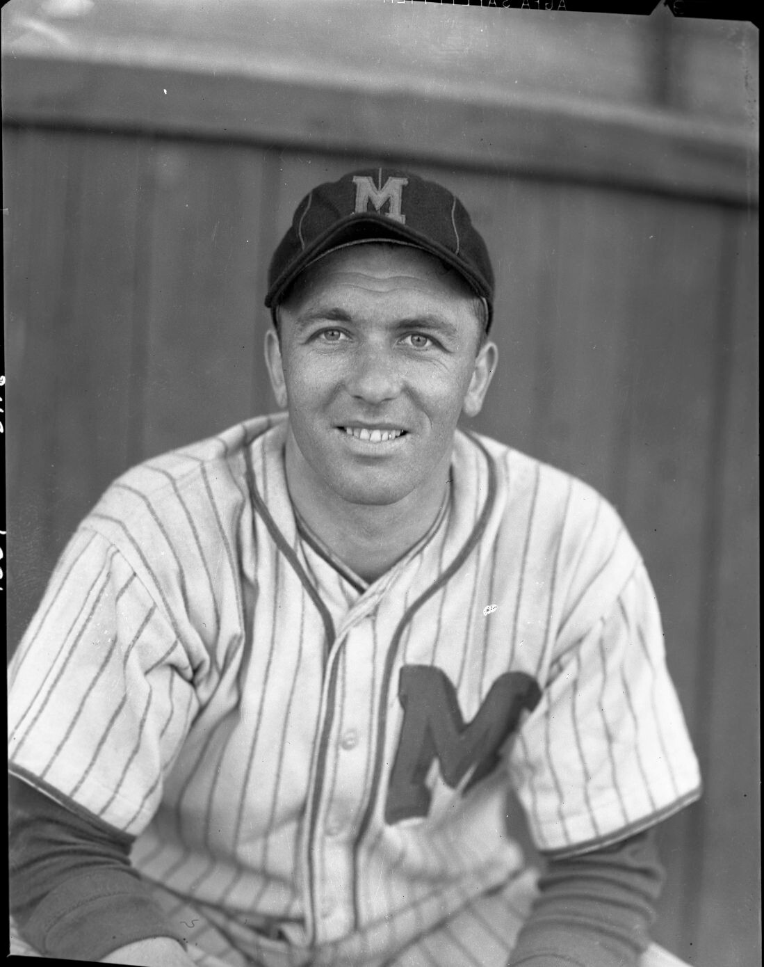 LD20-36 1938 John Bottarini Memphis Chickasaws Baseball ORIG 4x5 B&W ...