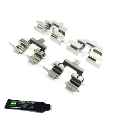 REAR BRAKE PAD FITTING KIT SHIMS FITS: NISSAN CUBE 2010-> SOLID DISCS ...