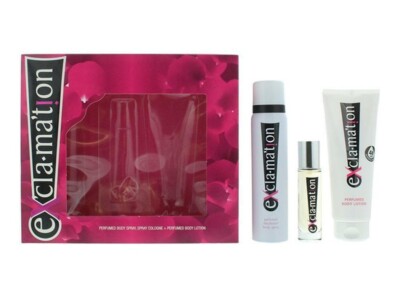 Exclamation for Women Coty Cologne Spray 0.5 oz + Lotion + Body Spray ...