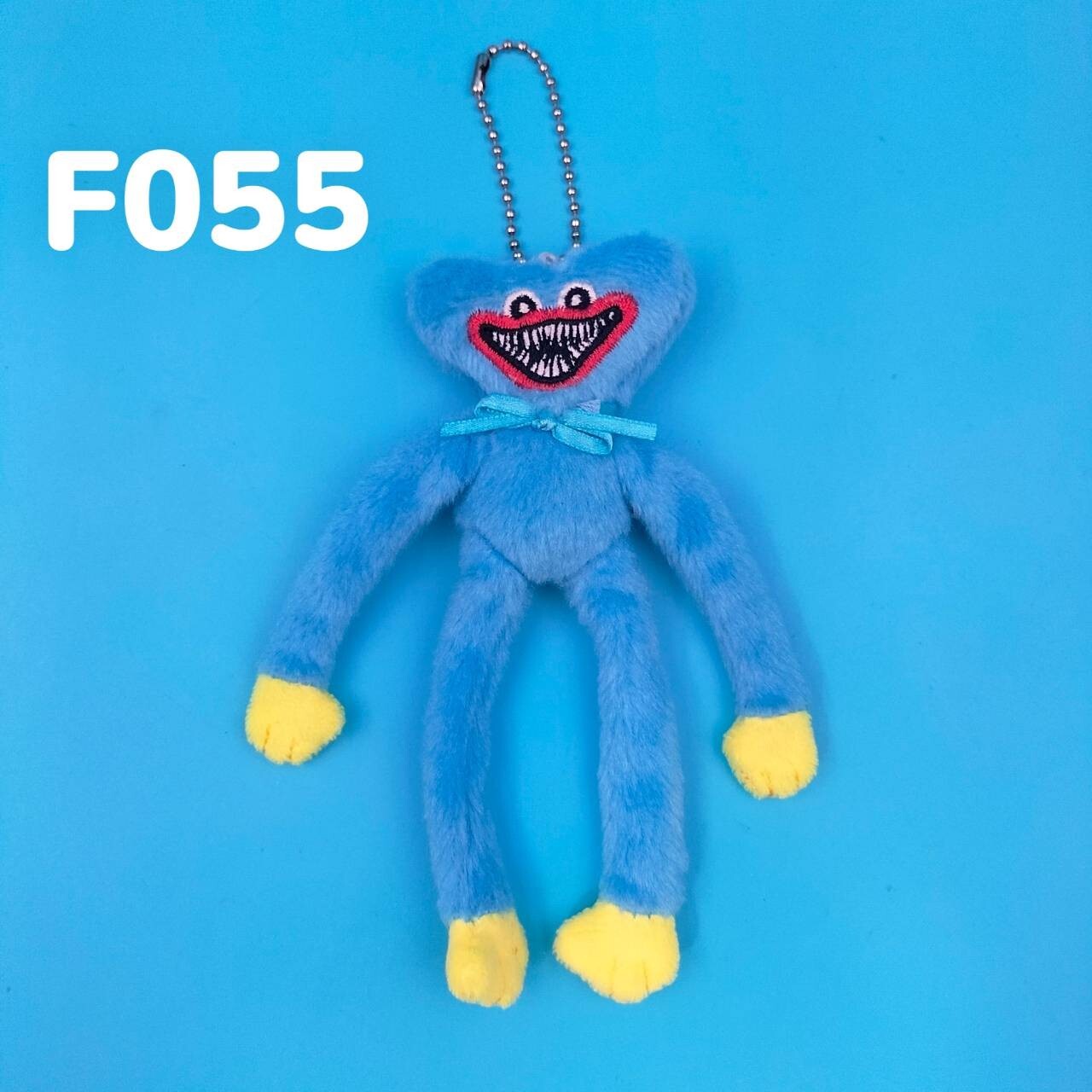 Poppy Playtime Blue Scary Huggy Wuggy Plush 6" Keychain Toy Doll Japan ...