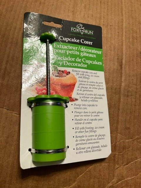 NEW-IN-PACKAGE - FOX RUN CUPCAKE CORER (FOR ICING/ICE CREAM/ FILLINGS ...