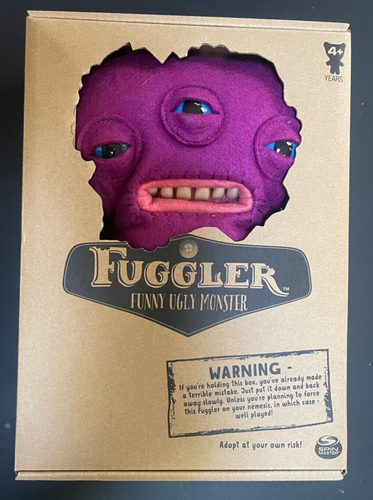 Fuggler Funny Ugly Monster 3 Eyes Purple 9" Plush NRFB 2018 | eBay
