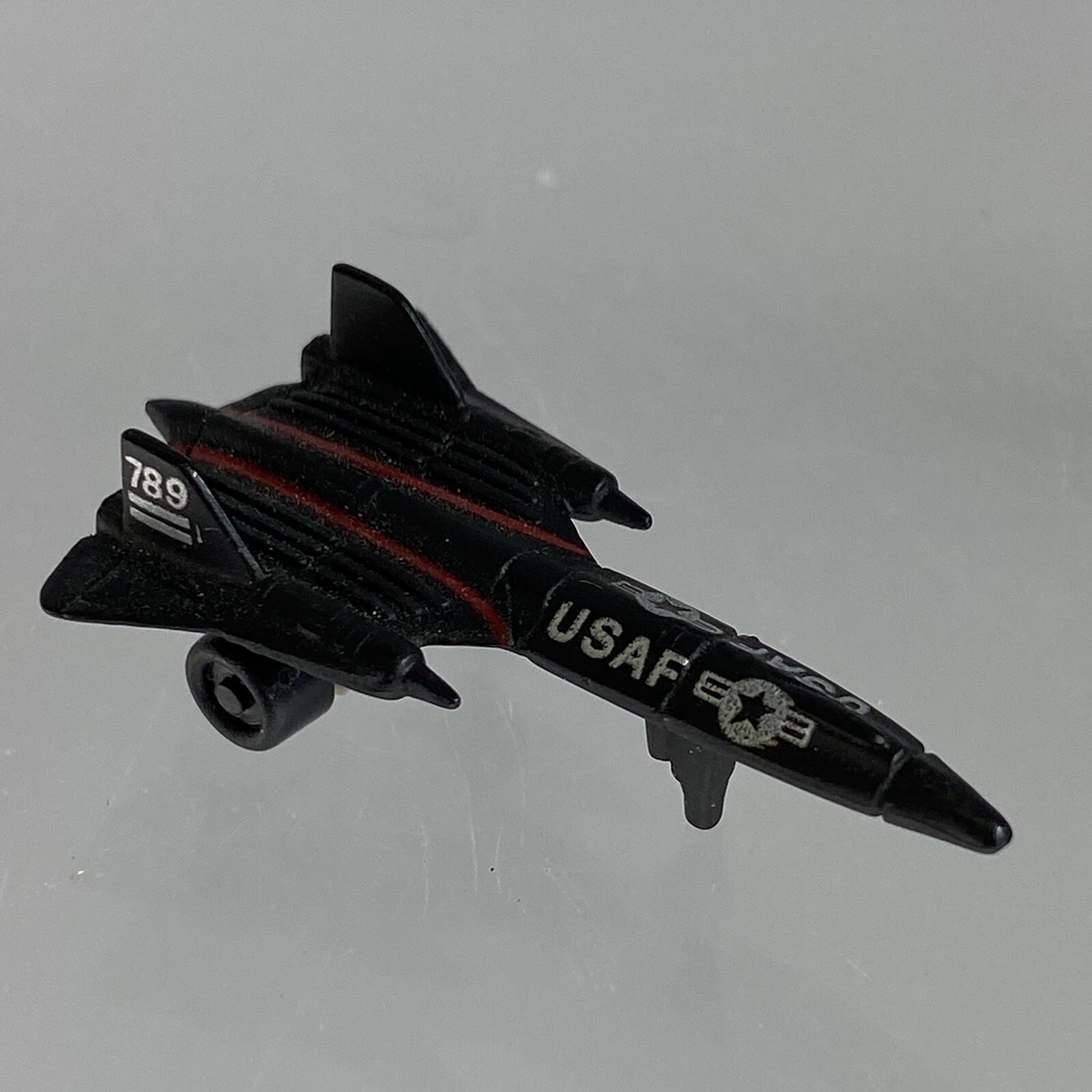 Vintage Micro Funrise Black Jet Airplane Plane USAF Military 1988 ...