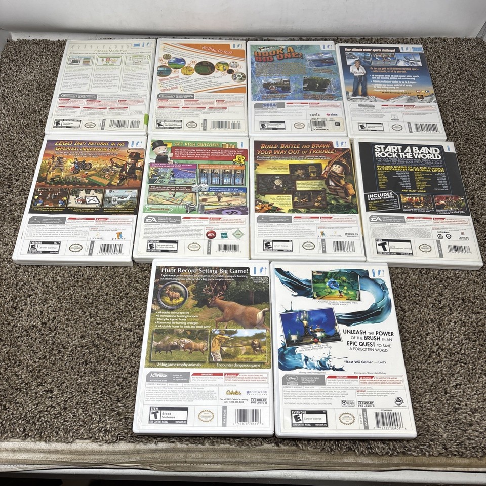 Nintendo Wii Game Lot Tested Lot Of 10 Games | eBay