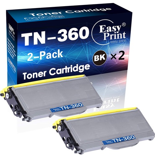 Compatible Toner Cartridge Replacement for TN-360, Black, 2 Pack | eBay
