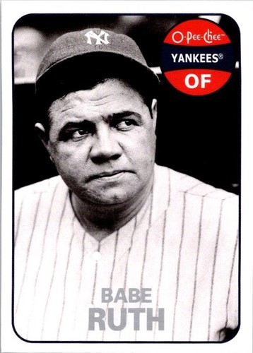2008 Upper Deck #OPC-BR Babe Ruth 1969 O-Pee-Chee Reprints baseball ...