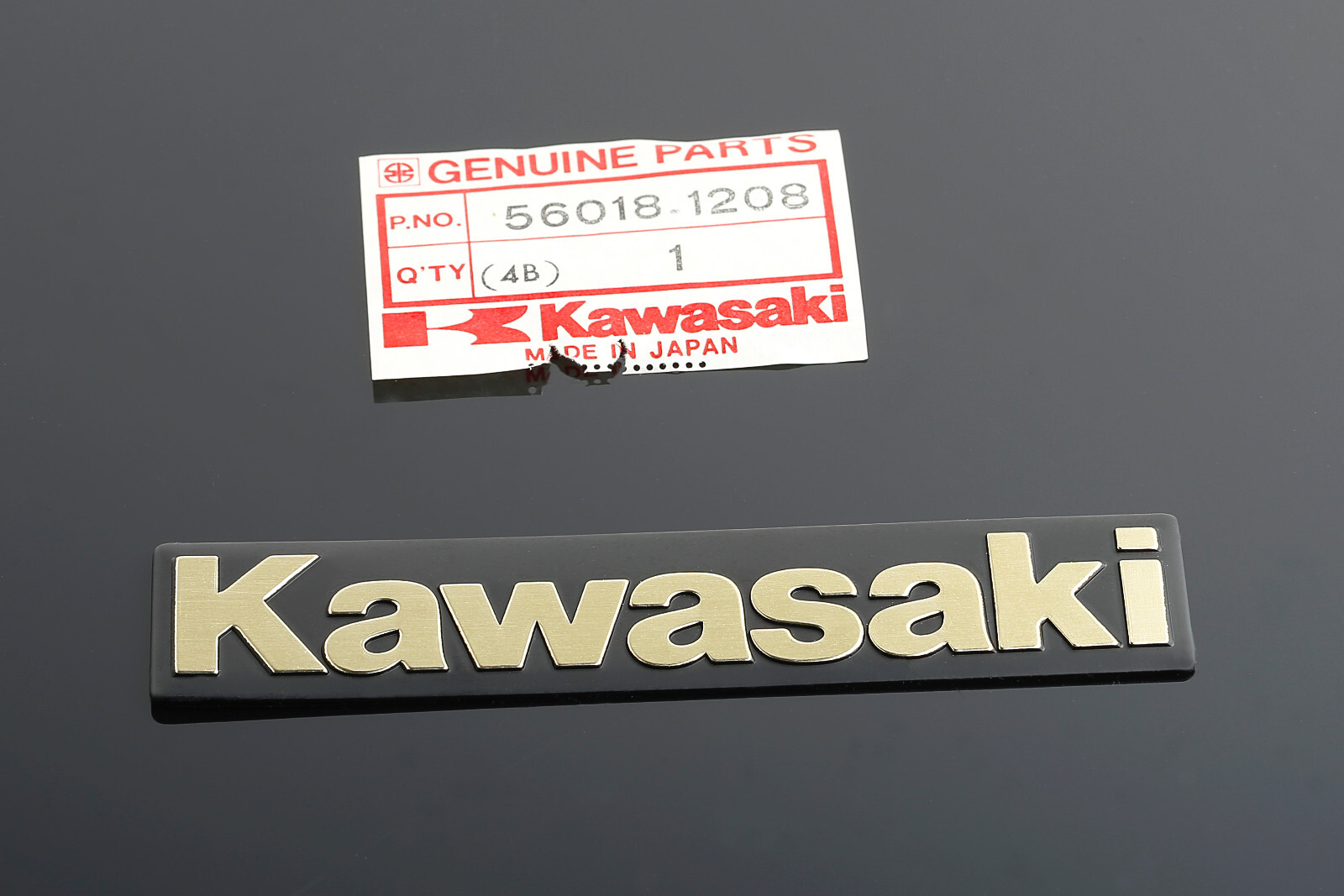 NOS KAWASAKI KZ 1000 1981-82 GENUINE KAWASAKI SIDE COVER EMBLEM 56018 ...