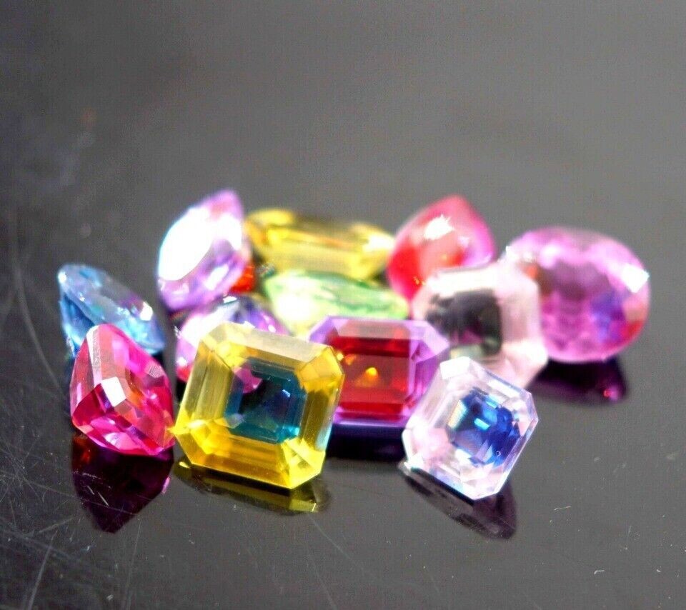 Natural Bi-Color Pitambari Sapphire 120 Ct Mix Cut Certified Loose ...