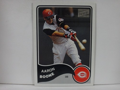2003 Bazooka Minis Cincinnati Reds Baseball Card #17 Aaron Boone | eBay