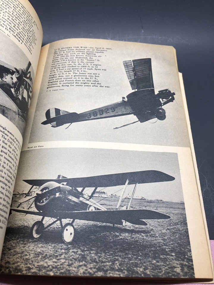 VINTAGE THE FIRST WAR PLANES PAPERBACK BOOK airplane FAWCETT HOW TO ...