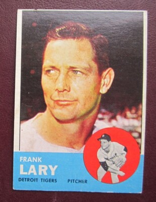 1963 Topps Frank Lary (Detroit Tigers) #140 EX | eBay