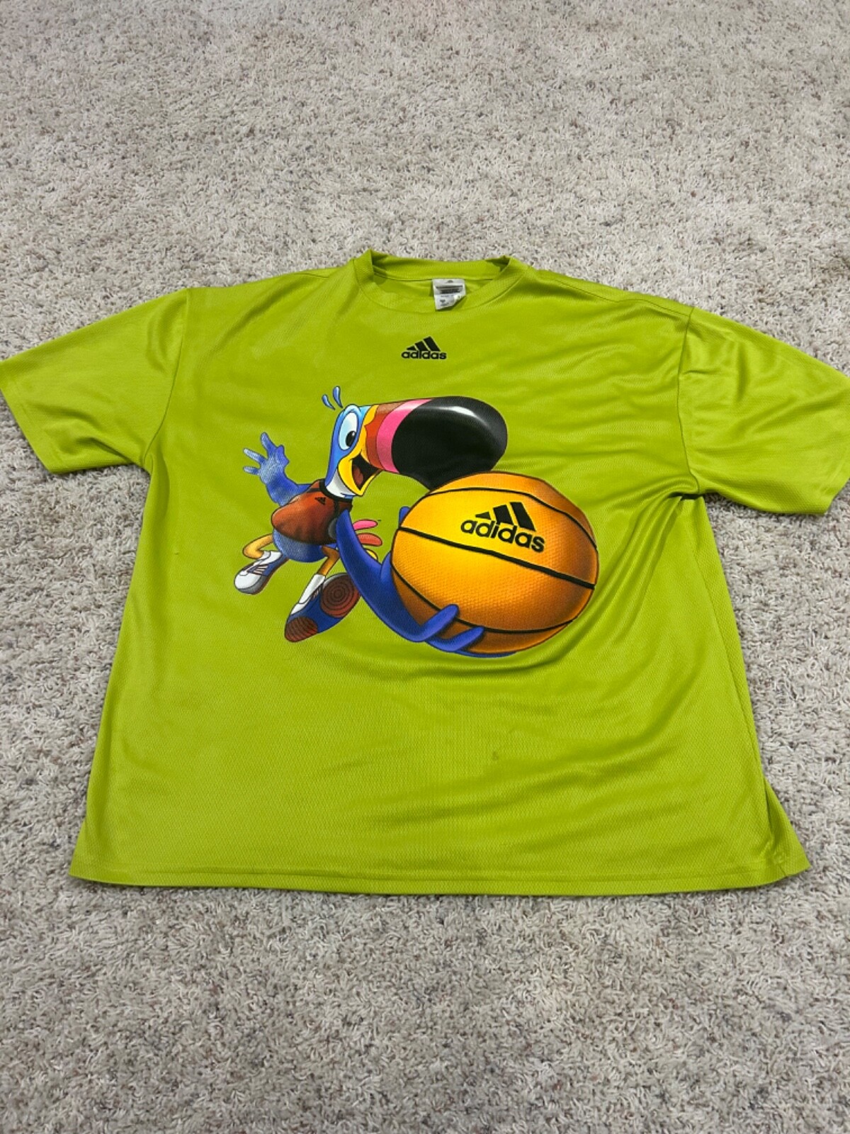 Vintage Adidas Fruit Froot Loops Toucan Sam Basketbal… - Gem